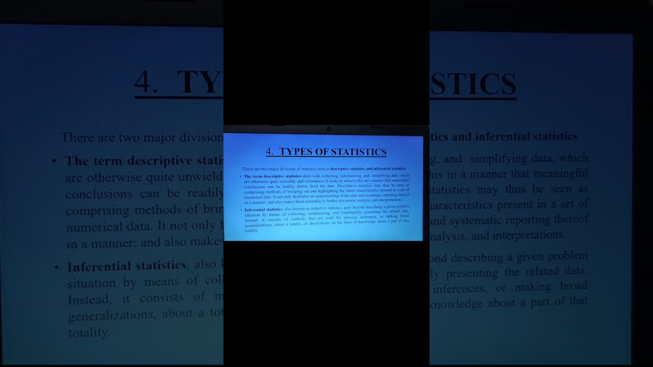 B STATISTICS INTRODUCTION - YouTube