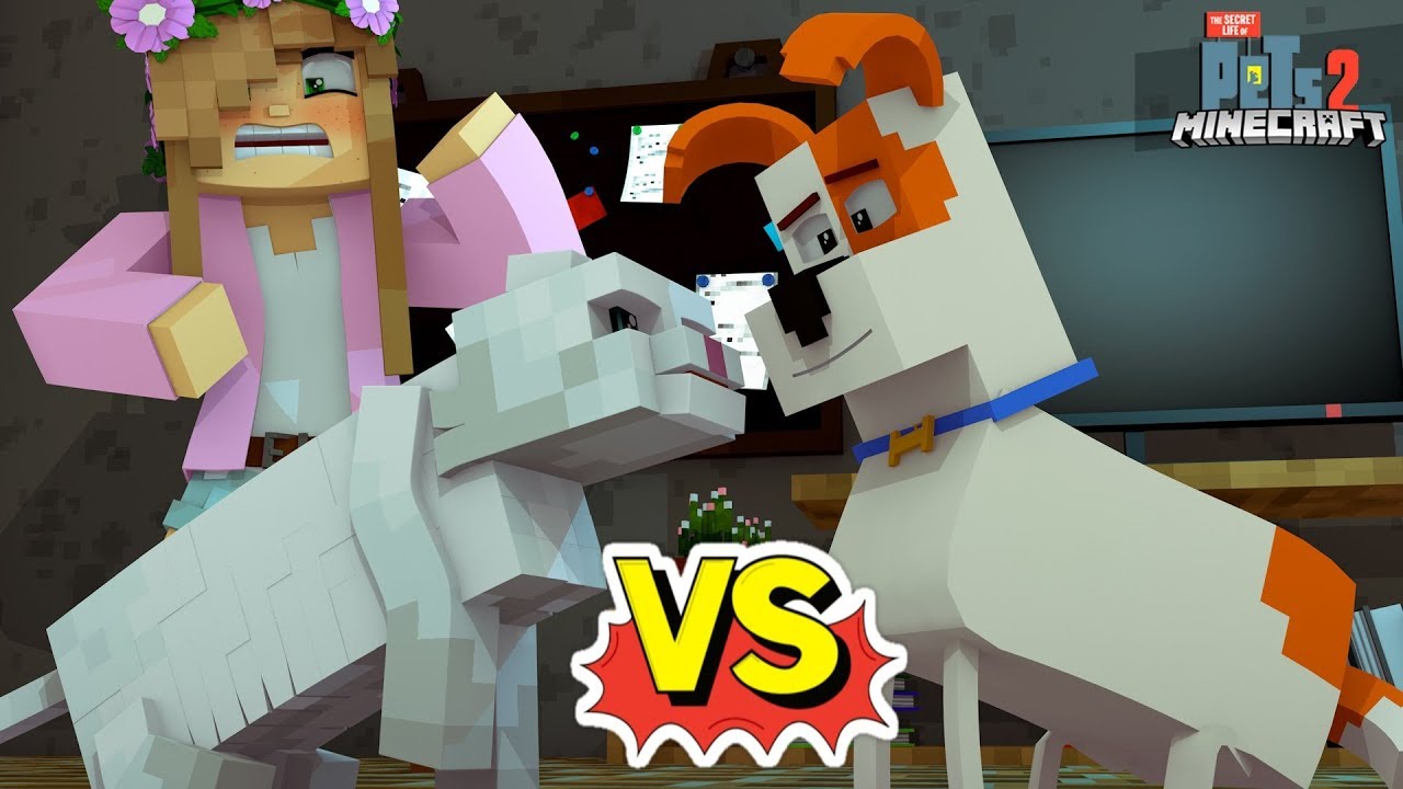 CATS VS DOGS | THE WAR HAS BEGUN! | Minecraft Secret Life Of Pets ...