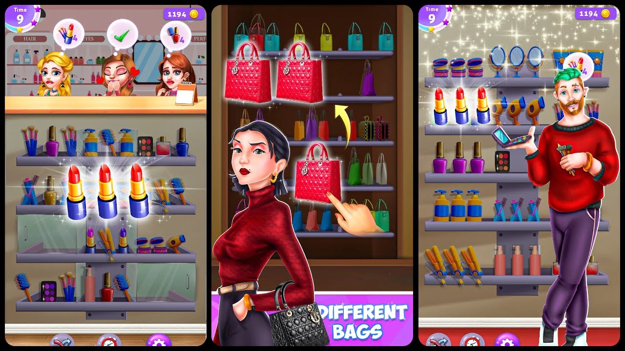 Fashion Match Sorting games Gameplay Android Mobile - YouTube