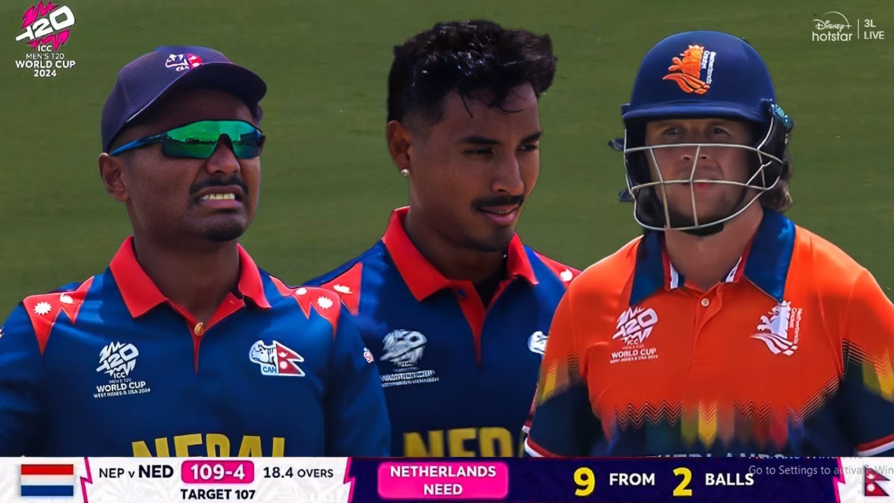 Nepal vs Netherland ICC T20 World Cup 7th Match 2024 | Nepal Vs Ned T20 ...