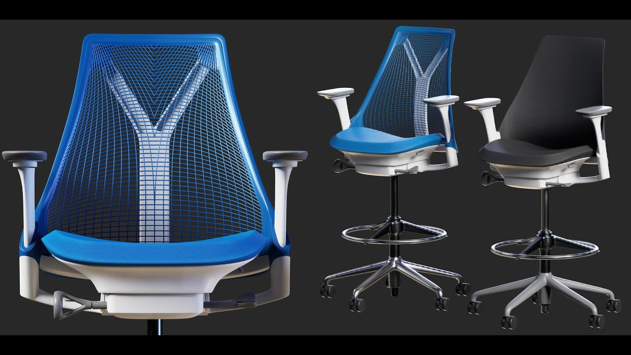 Sayl Chair Stool | PBR | HQ - YouTube