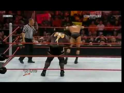 RAW 6/29/09 Randy Orton vs Mark Henry - YouTube