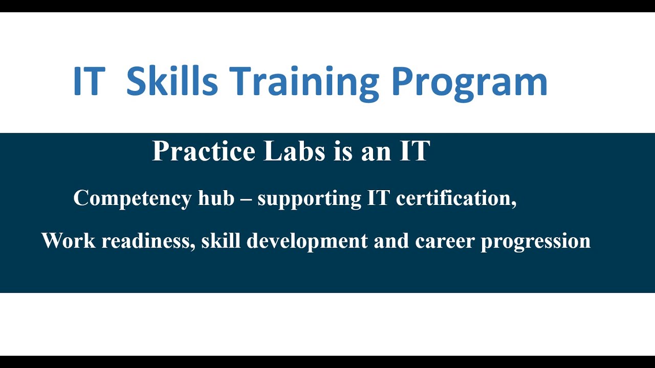 IT Skills Training Program | Custom Courses - YouTube