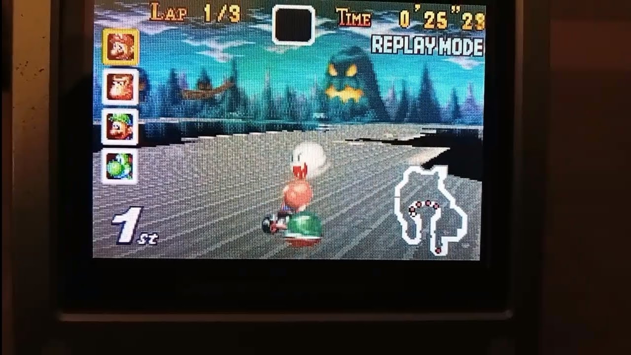 Mario Kart Super Circuit GBA Broken Pier - YouTube