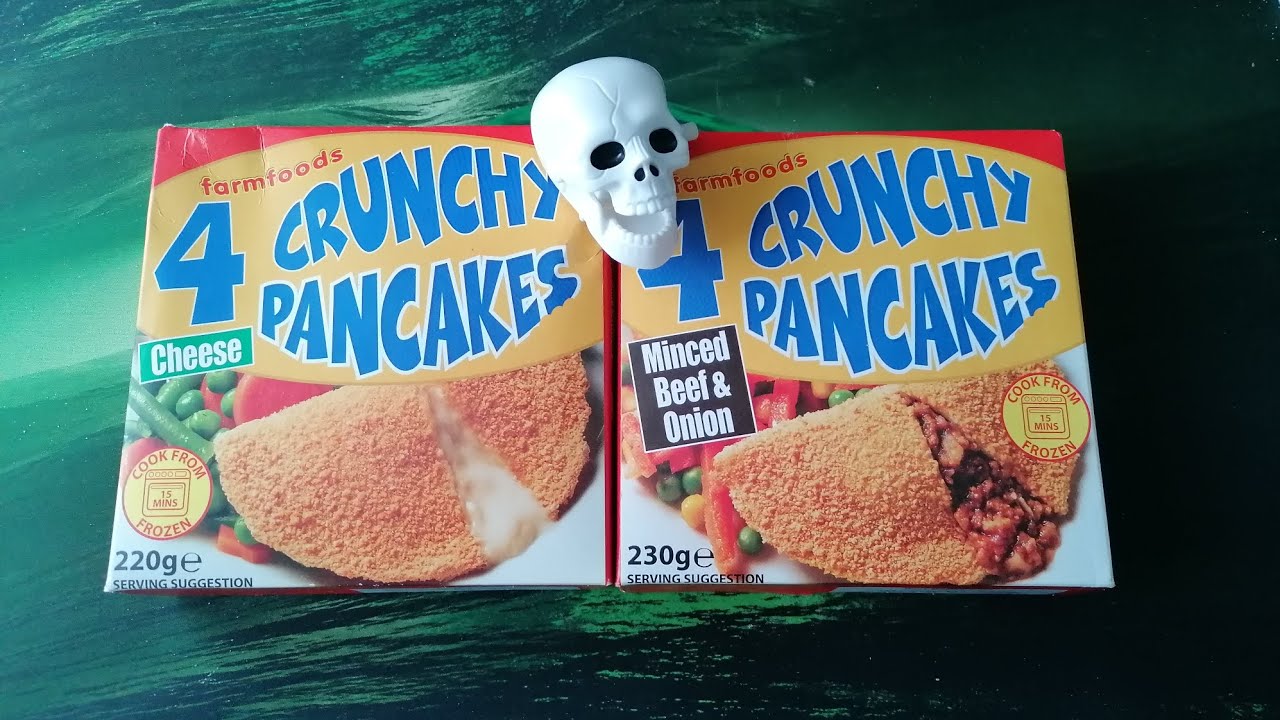 Cheese or Beef which is best? Pancakes British food review - YouTube