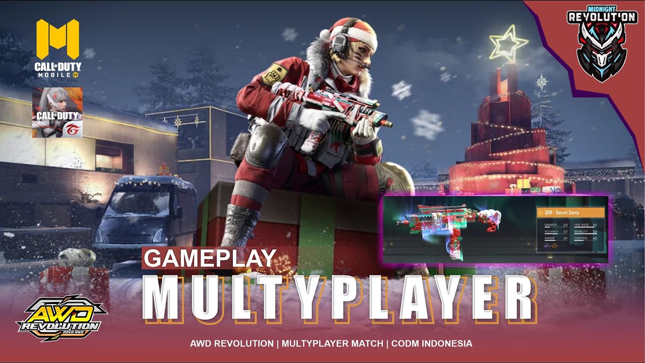 Gameplay Santuy!😂| MULTYPLAYER #1 | Qxr Secret Santa | CODM Indonesia ...