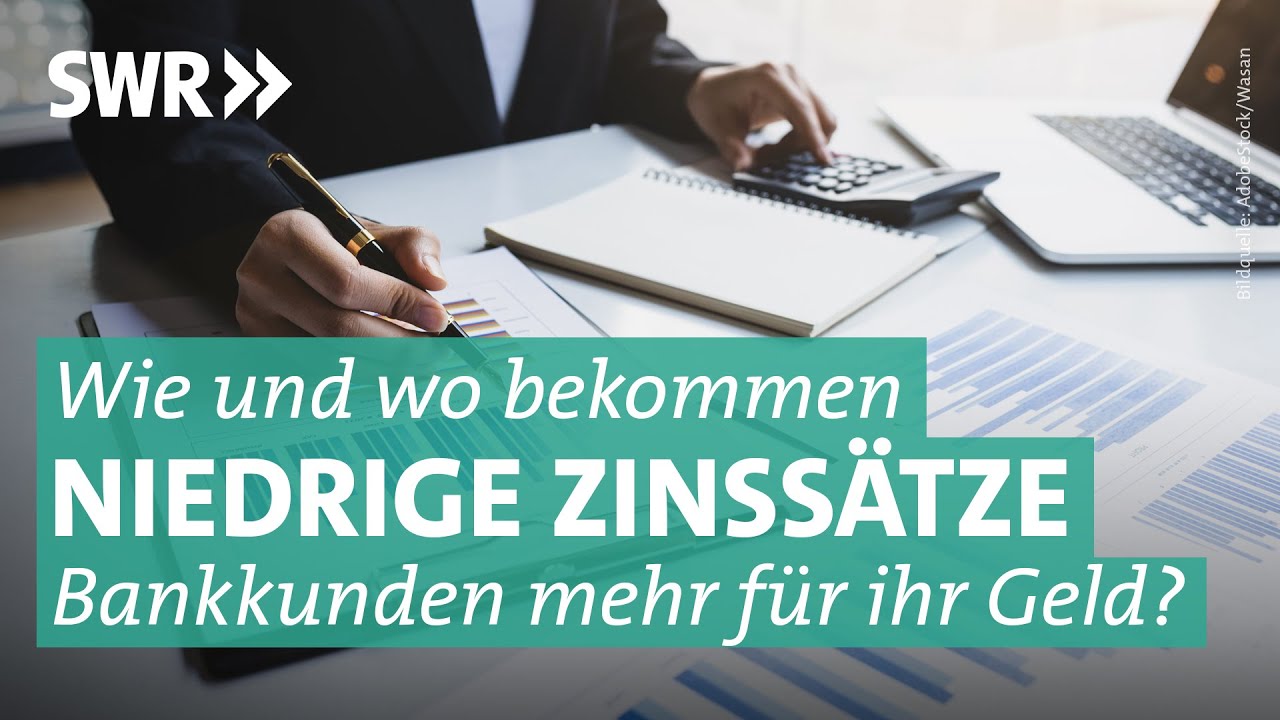 Zinsen – wie Bankkunden benachteiligt werden | Marktcheck SWR - YouTube