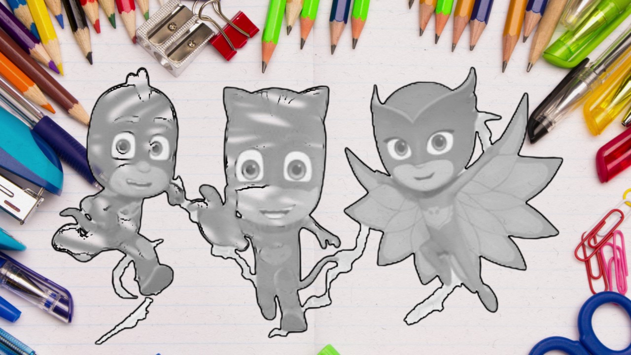 HOW TO DRAW PJ Mask Ep 5 - YouTube