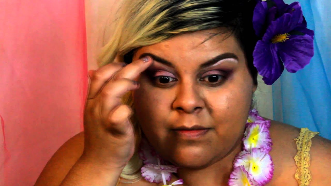 HAWAIIAN INSPIRED MAKEUP TUTORIAL - YouTube