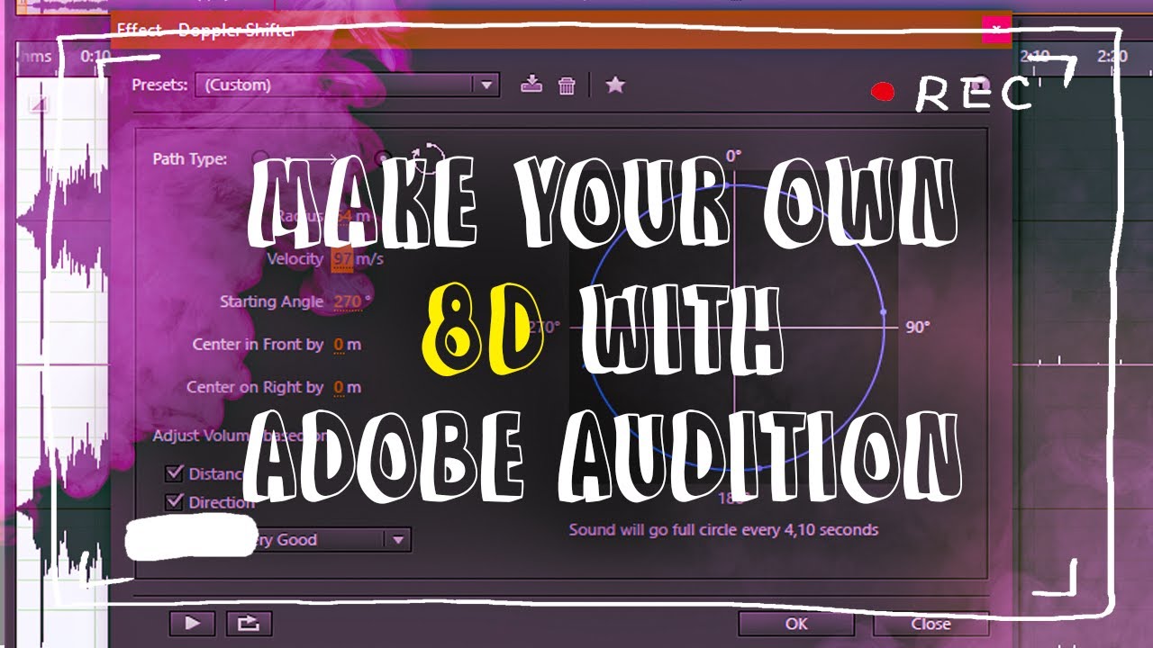 How to MAKE 8D AUDIO in Adobe Audition 2020 - YouTube