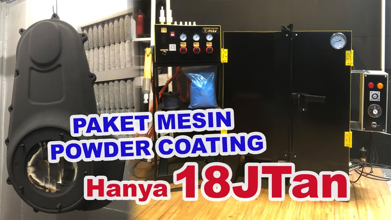PAKET MESIN POWDER COATING MURAH HANYA 18JUTAAN SUDAH SIAP BUKA JASA ...