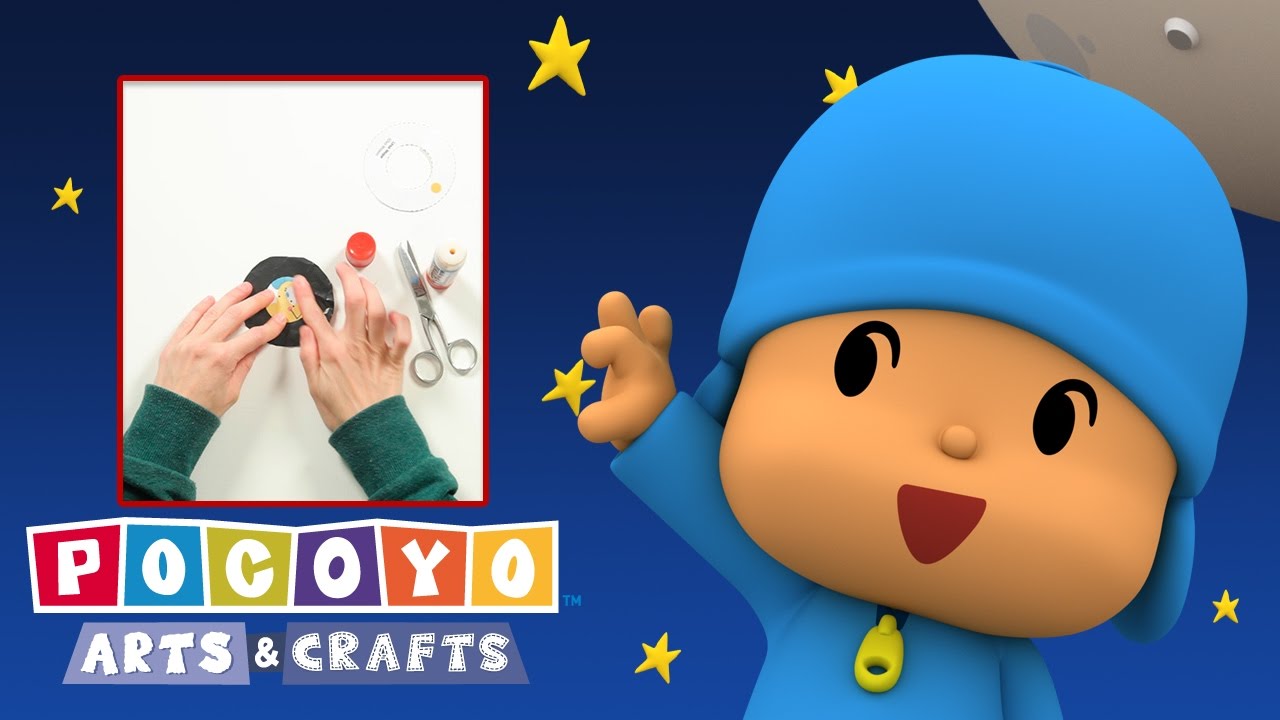 🌍POCOYO in ENGLISH - Arts & Crafts: Recycled Paper Telescope Earth Hour ...