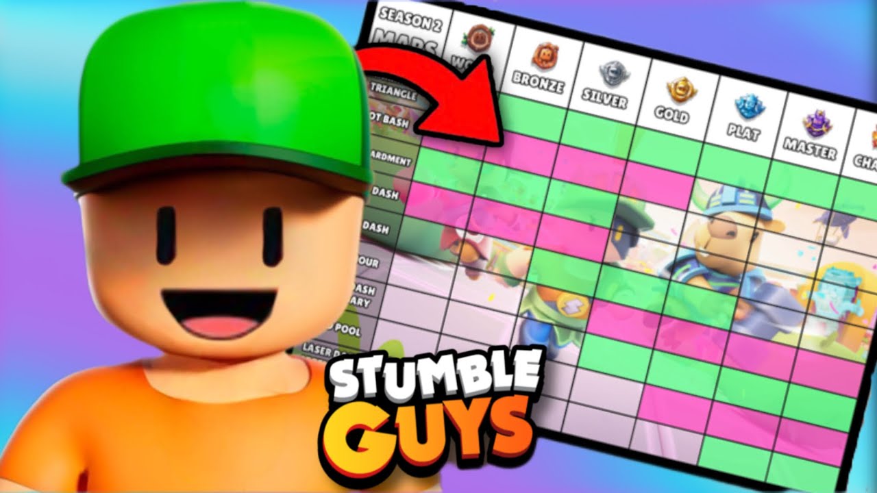 *NEW* RANKED SEASON 4 MAP ROTATION!! | Stumble Guys - YouTube