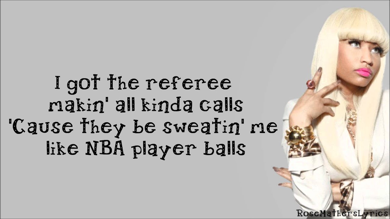 Nicki Minaj - Break Up Verse Lyrics Video - YouTube