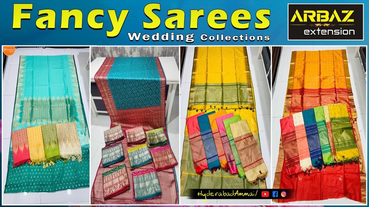 Arbaz Extension Exclusive Fancy Saree Collections || Hyderabad Biggest ...