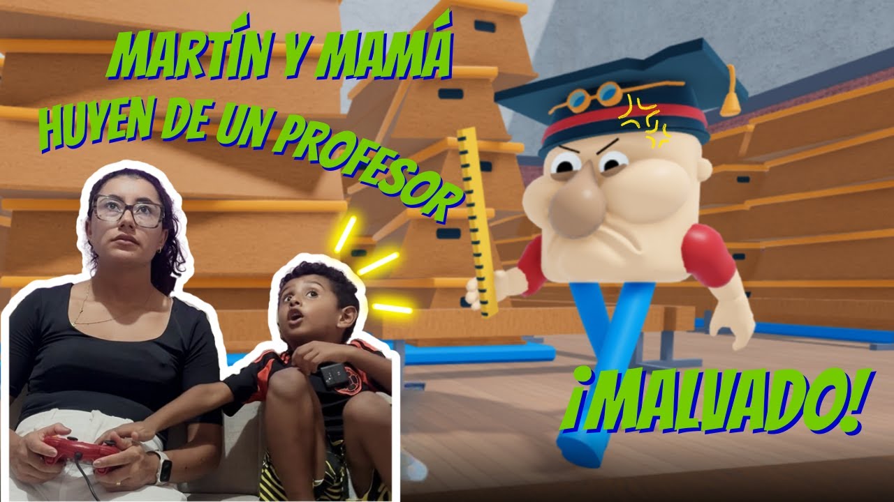 ¿Podremos vencer al PROFESOR MALVADO en Roblox? - YouTube