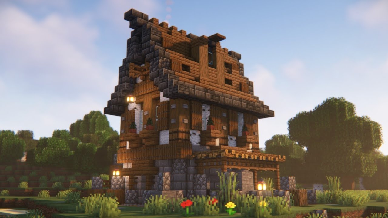 Minecraft Medieval Build | ⚒️ Blacksmith House Tutorial - YouTube