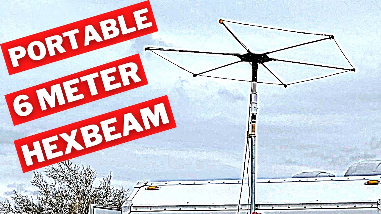 How to make a portable 6 Meter Hexbeam! - YouTube