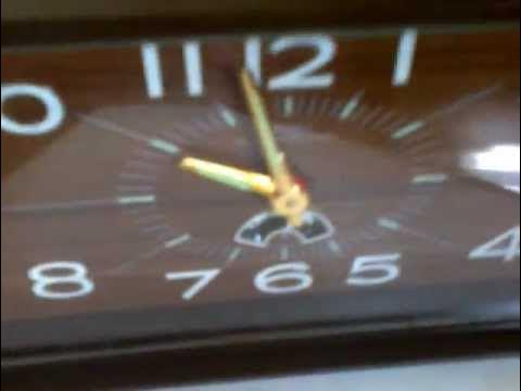 SEIKO CORONA MELODIA ALARM MUSIC BOX CLOCK - Glow In The Dark Hands ...