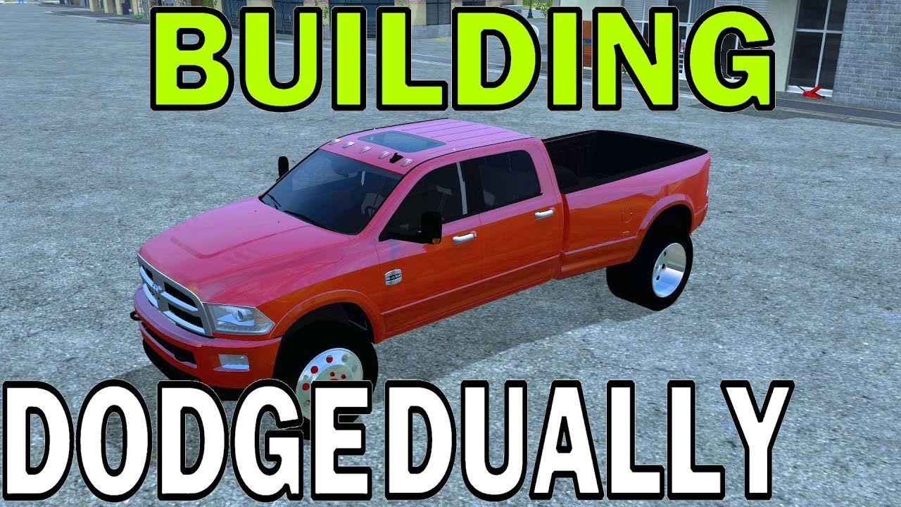 Farming Simulator 17 - Building Dodge Dually Long Bed - YouTube