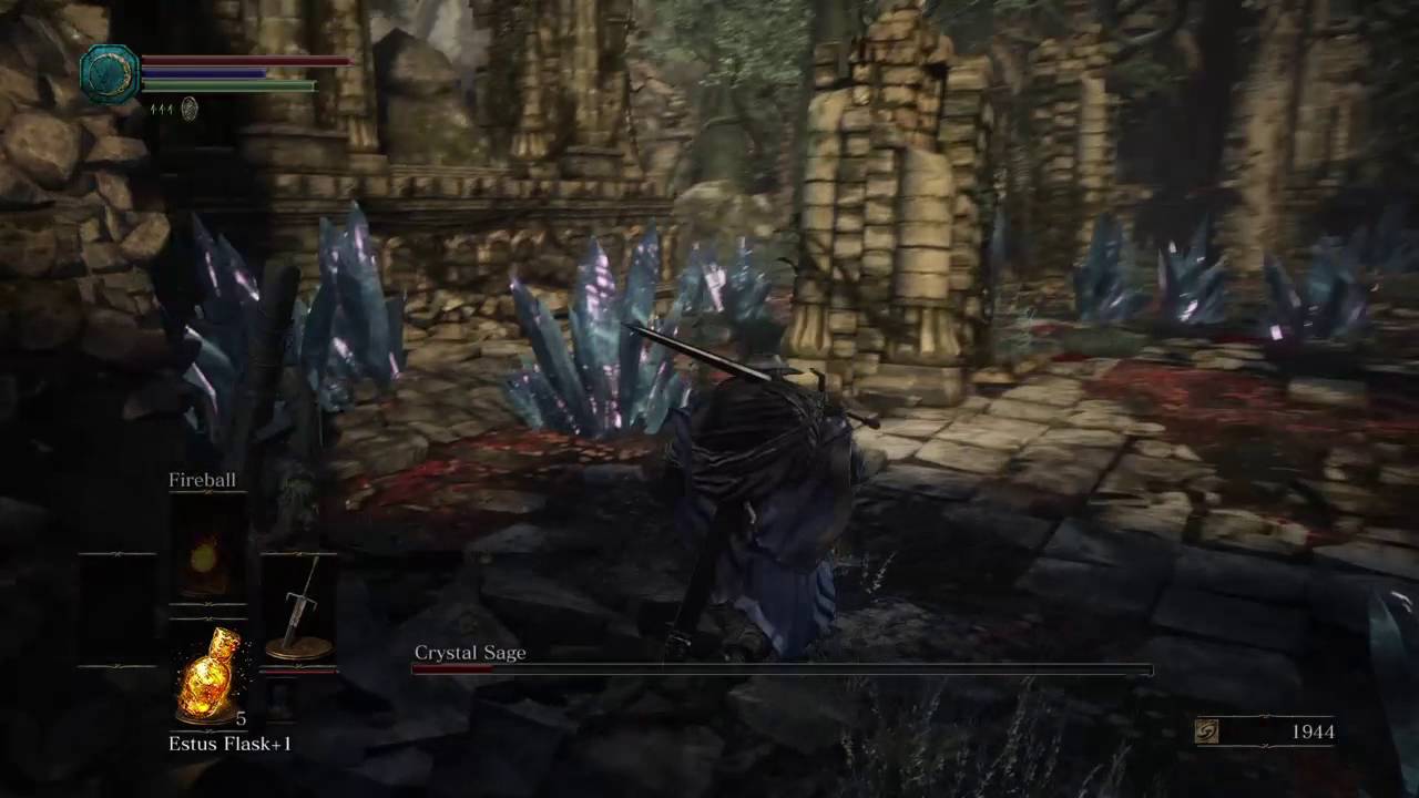 DARK SOULS III Crystal Sage Victory - YouTube