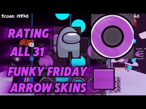 Rating Every Funky Friday Arrow Skin.. - YouTube