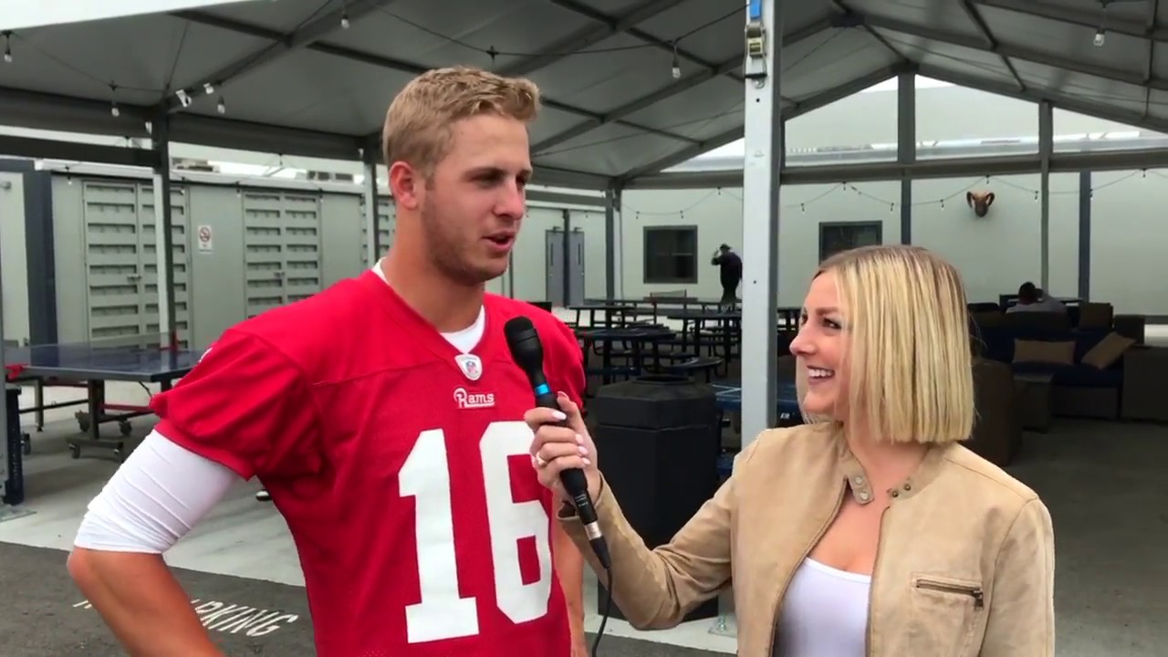 Brooke Kromer's Interview with Jared Goff - YouTube