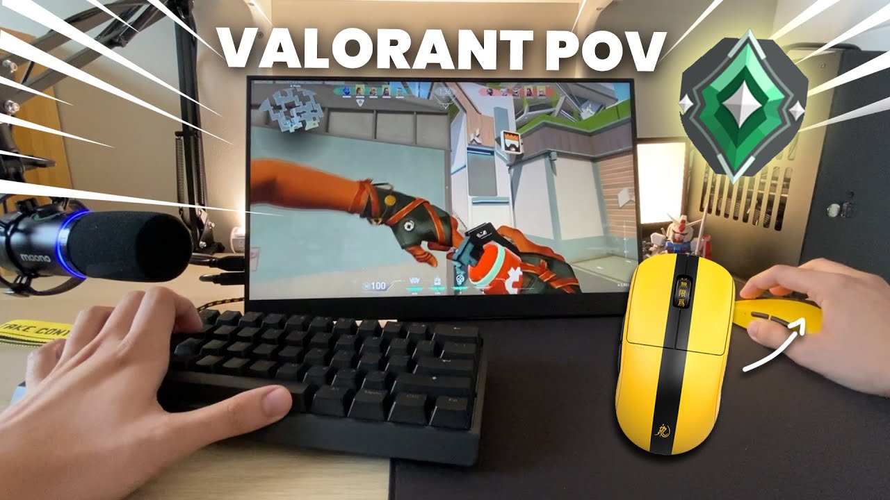 POV: Valorant on Portable Gaming Setup 240hz | ITX Build | ASMR - YouTube