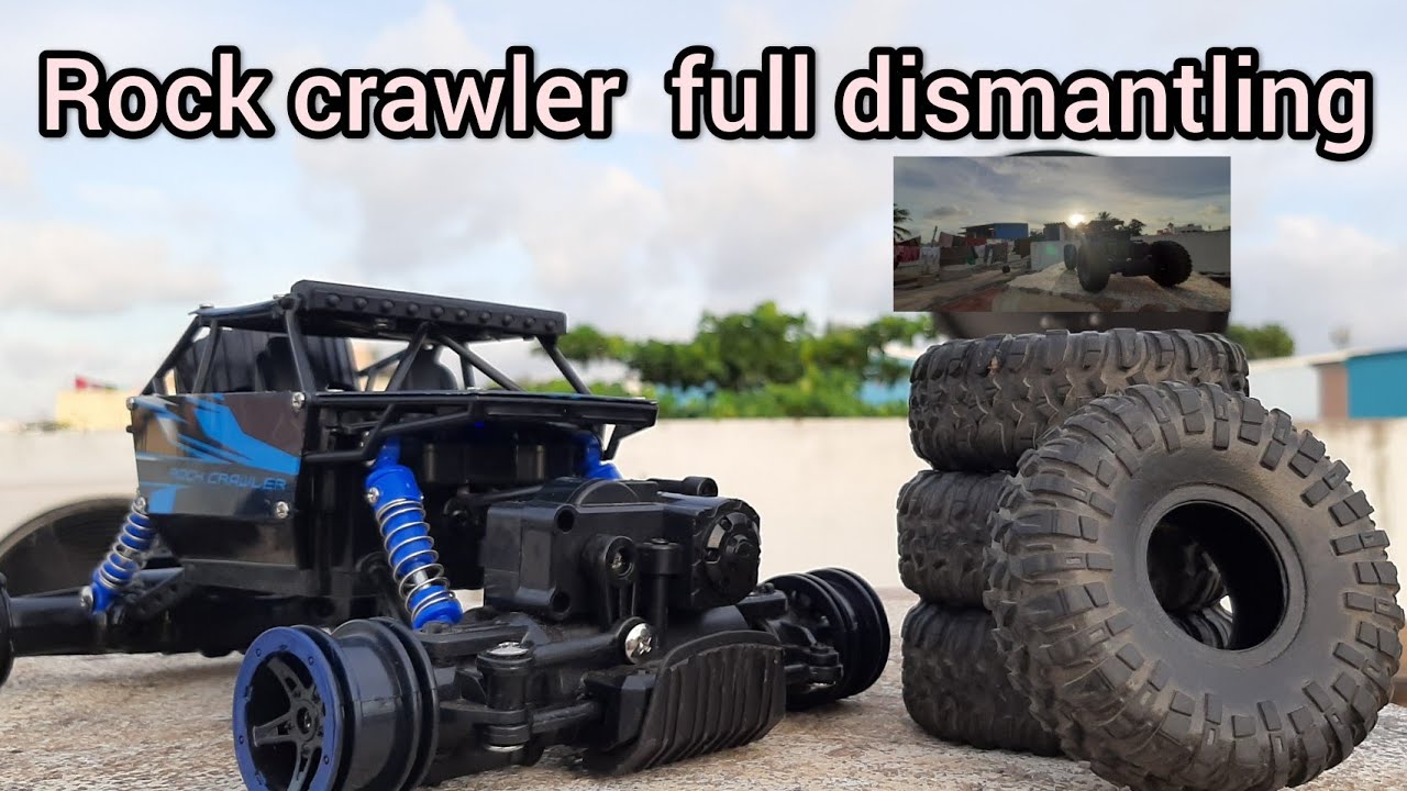 rock crawling rc car full disassembling - YouTube