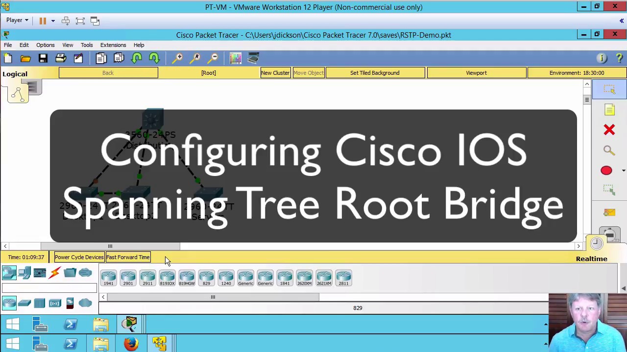 Configuring Root Bridge in Cisco IOS - YouTube