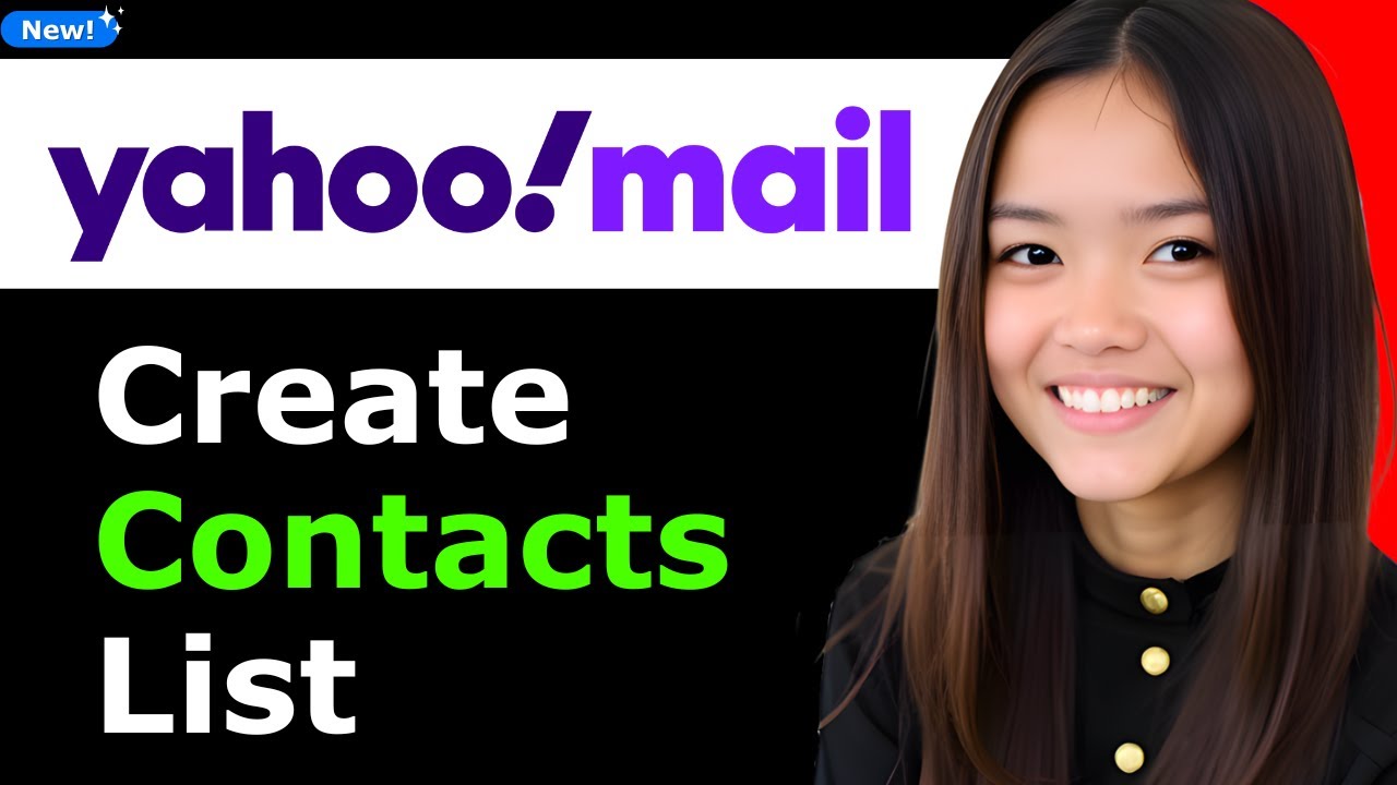 How to Create Contacts List on Yahoo Mail 2025 (Step By Step) - YouTube