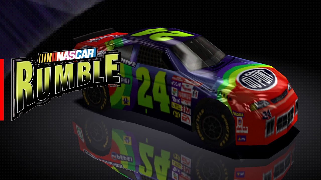 Nascar Rumble [PS1] - YouTube
