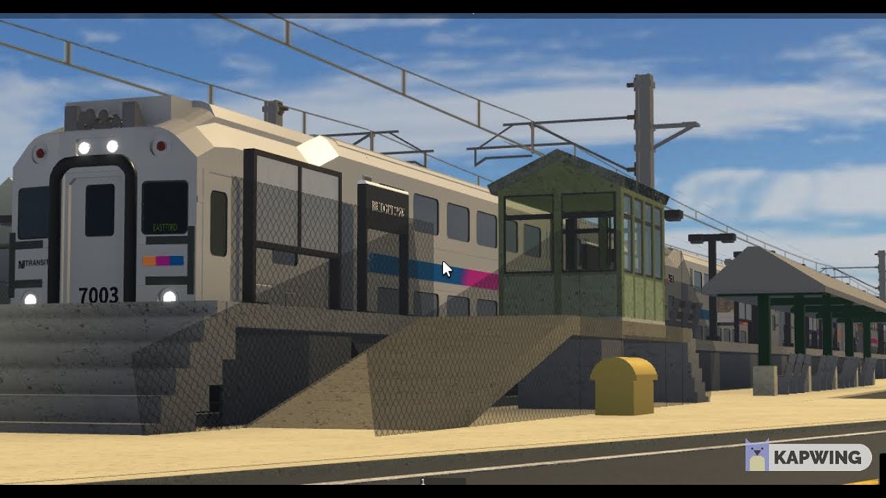 NJT Roblox: 2 Trains at Bridgetown! - YouTube
