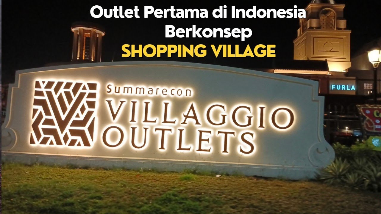 Summarecon Villaggio Outlet Karawang Oktober 2023 - YouTube