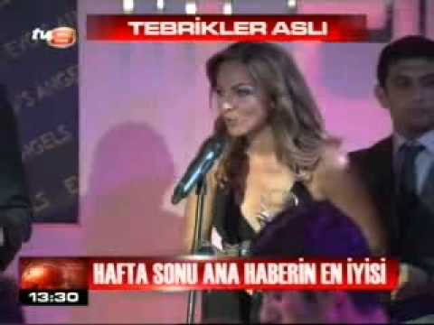 Aslı Mavitan Evos Angels Gecesinde Ödül Aldı.