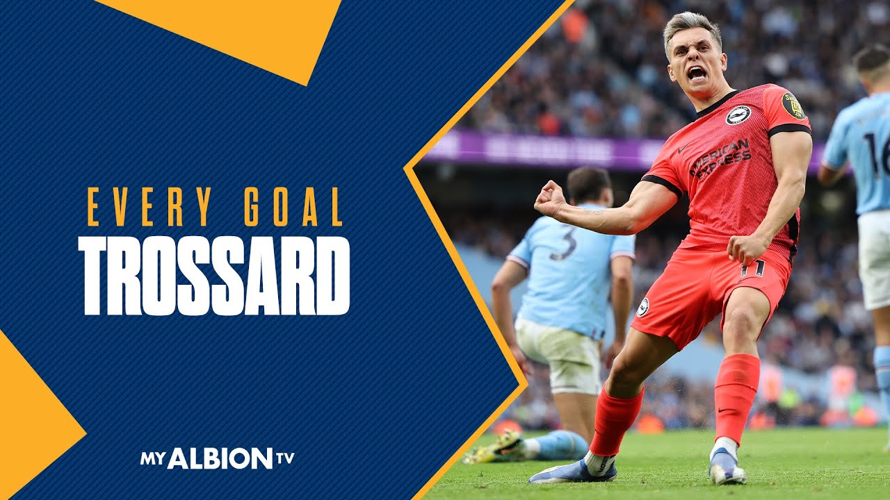 EVERY Trossard Goal In The Premier League This Year - YouTube