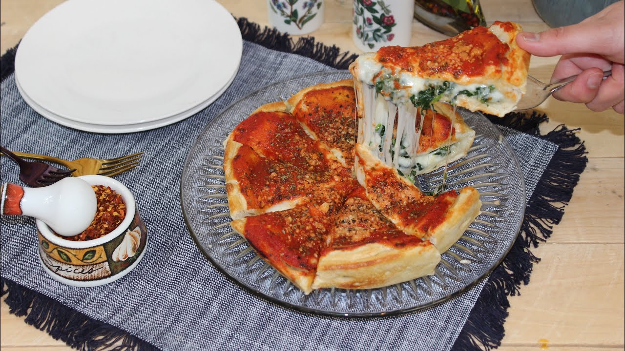 How to make Chicago Style Deep Dish Pizza - YouTube