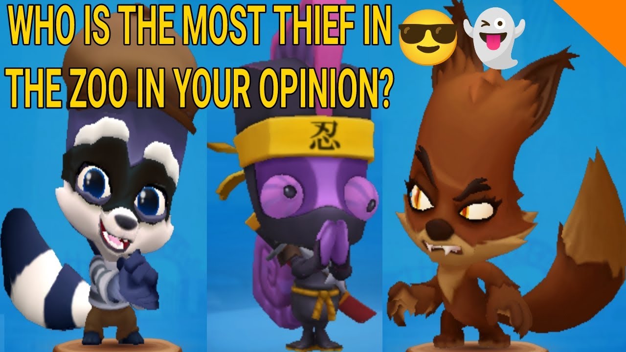 Zooba Max, Larry & Nix (Gameplay) Who is The Most Thief in the Zoo In ...