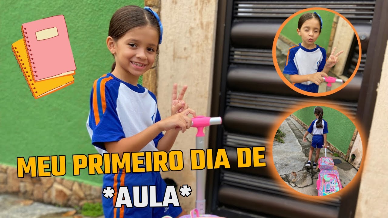 MEU PRIMEIRO DIA DE AULA - Maya Lima. - YouTube