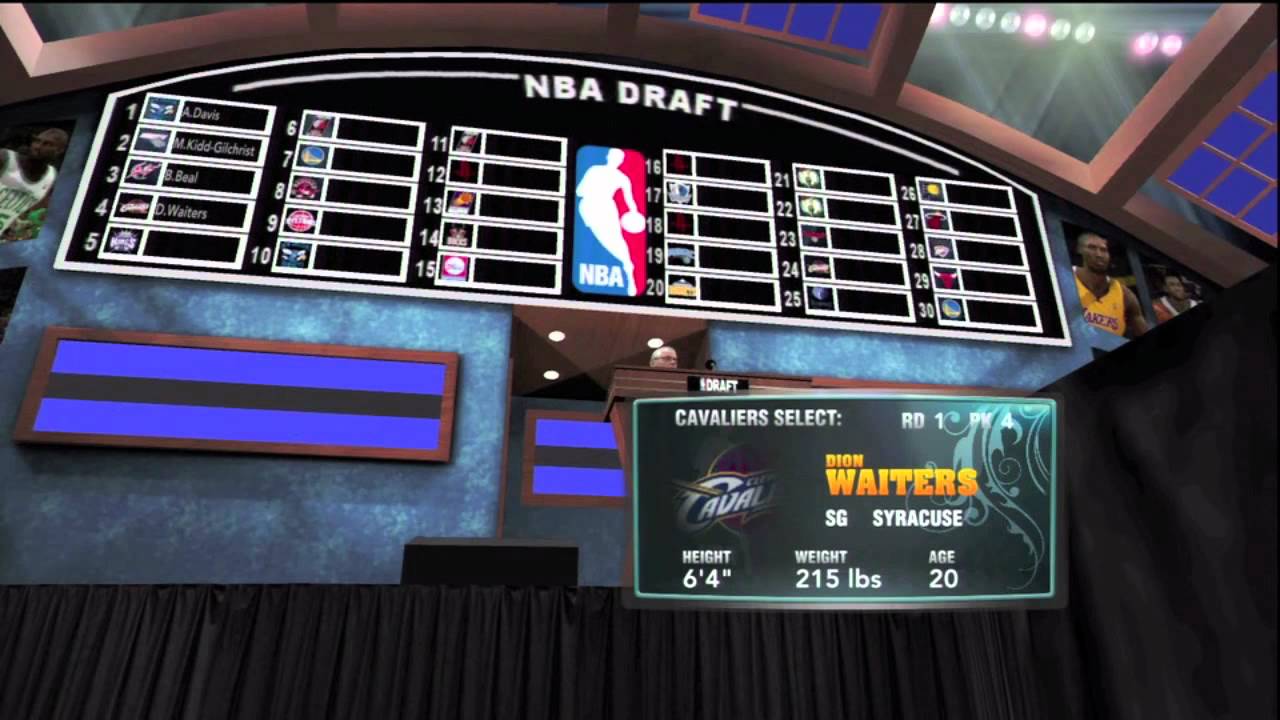 NBA 2K13 MY Player #1 Draft pick - YouTube