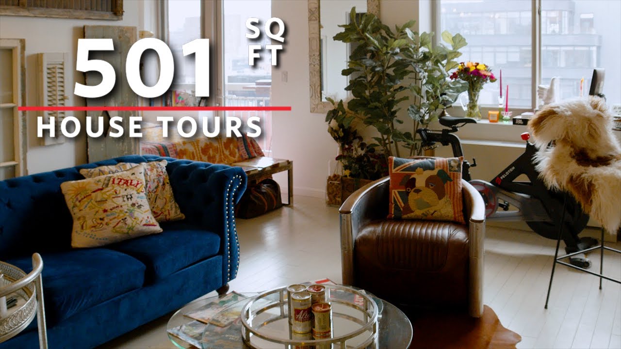 Tour this Sunny Chelsea NYC Studio - 500 sqft - YouTube