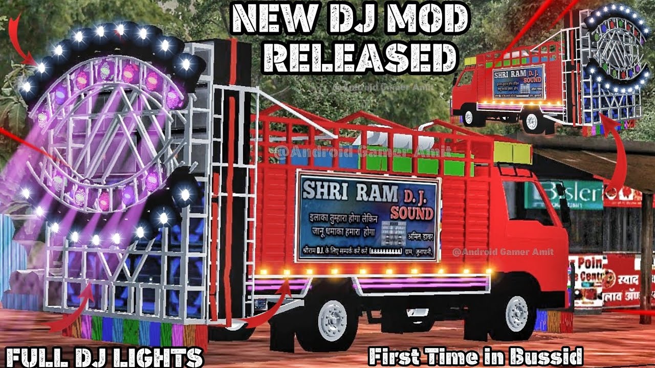 NEW DJ TRUCK MOD RELEASE 🔥 || FULL DJ LIGHTS MOD || FREE DOWNLOAD - YouTube