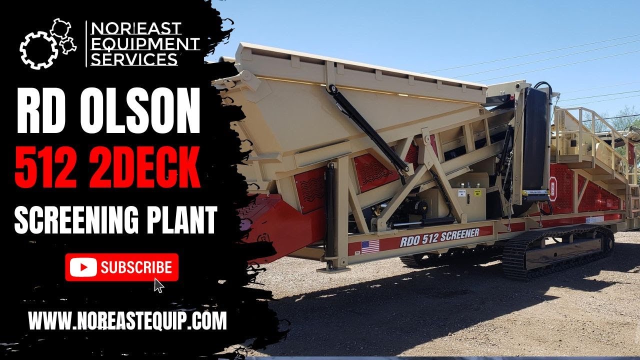 RD Olson 512T w/ Metso Cone & Fintec Jaw Pt. 1 ((CAT POWERED)) - YouTube