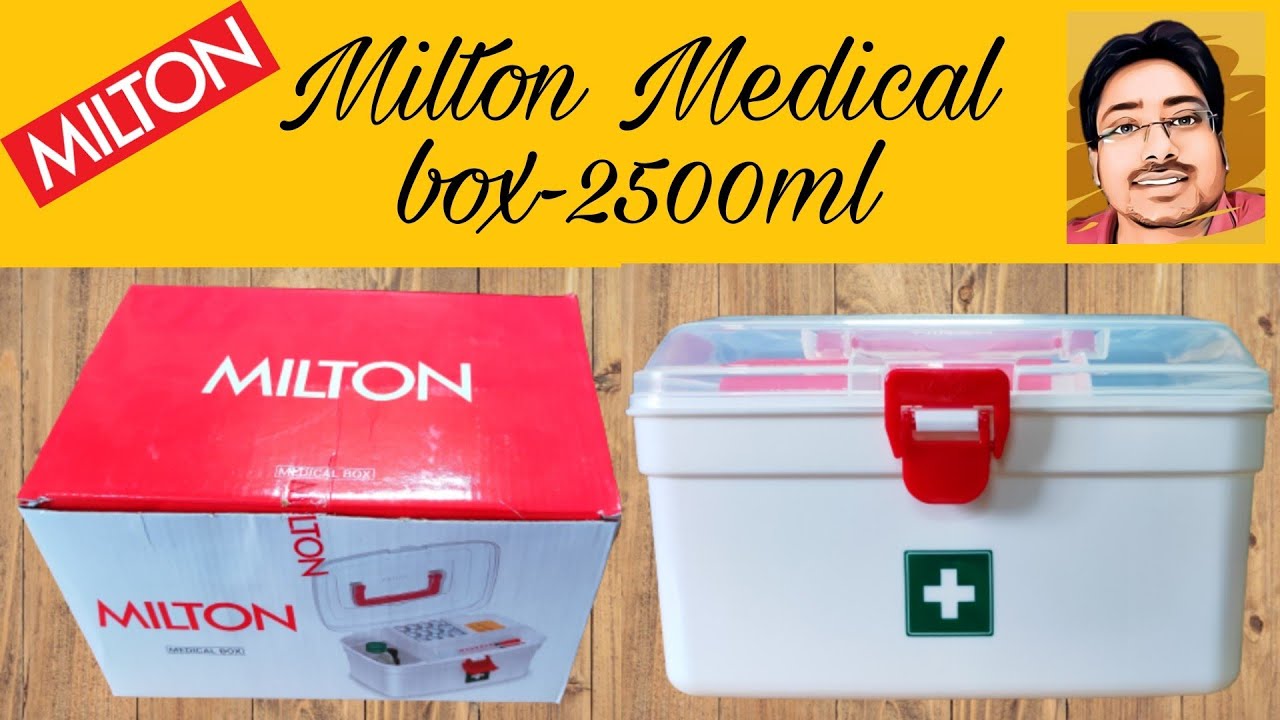 milton medical box-2500ml plastic utility container| Medical box - YouTube