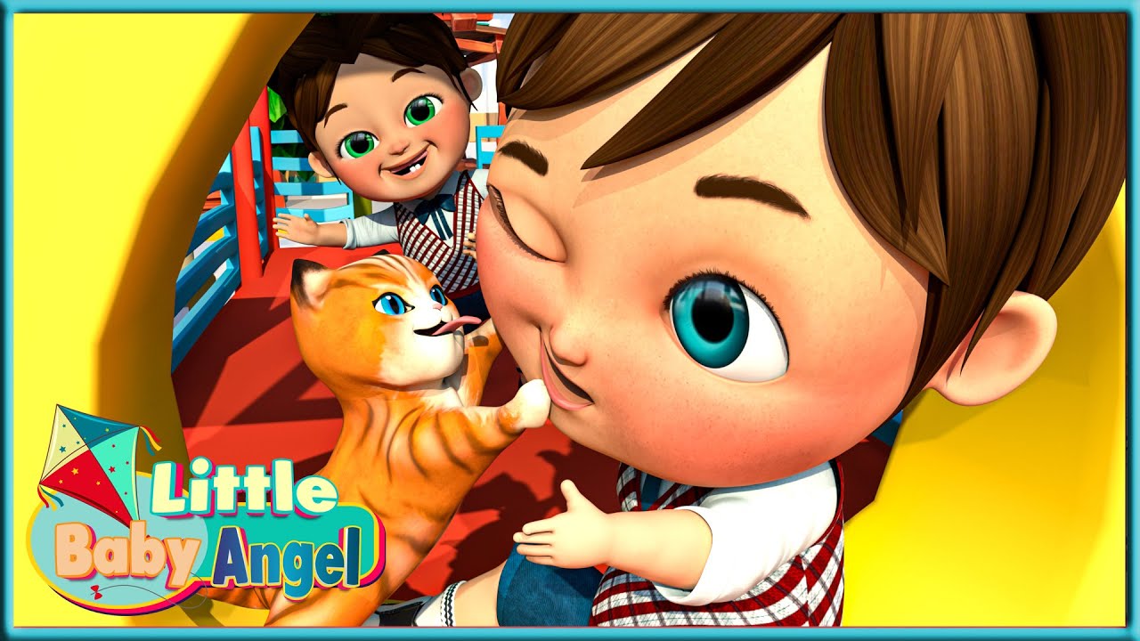 Kitty Cat Song - Kids Songs | best nursery rhymes | Little Baby Angel ...