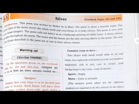 4.3 Silver English Digest Answers with Workshop,Class 9th , MH Board ...
