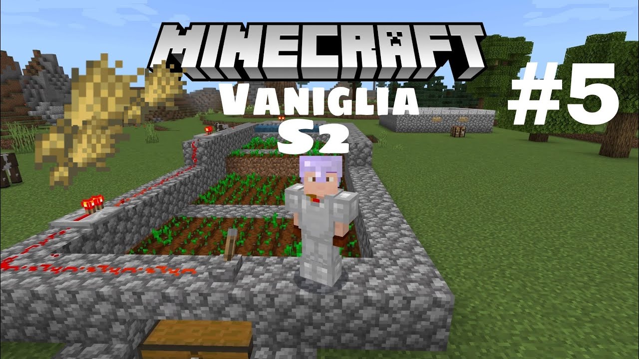 La farm di grano |minecraft vaniglia S2 #5 - YouTube