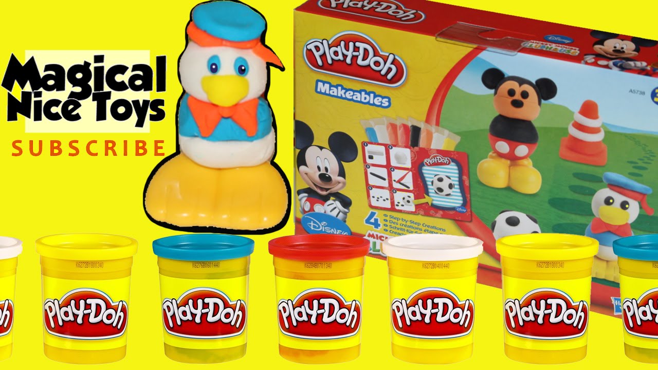 Mickey mouse clubhouse play-dough makeables | Magical Nice Toys - YouTube