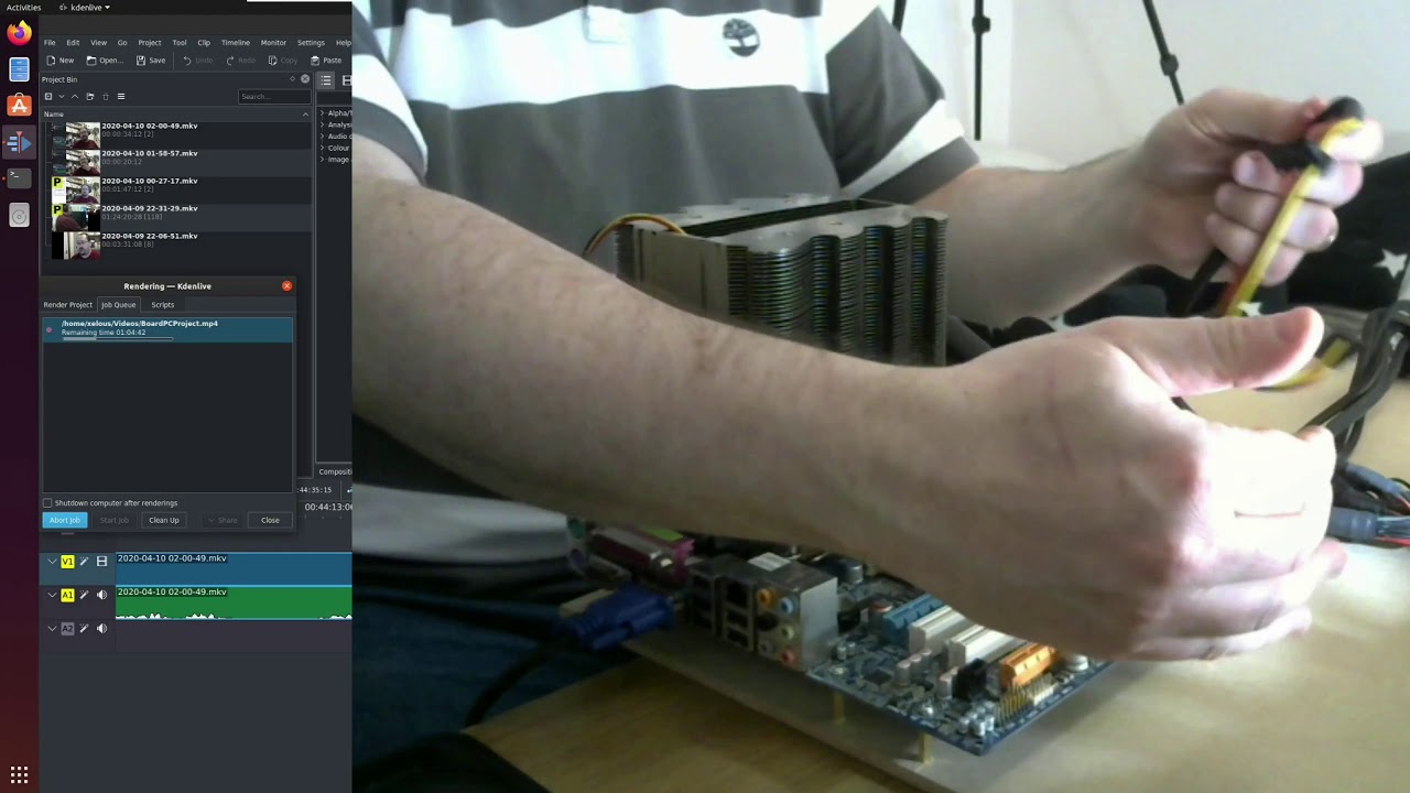 PC Mounted on MDF Board Pt2 - YouTube