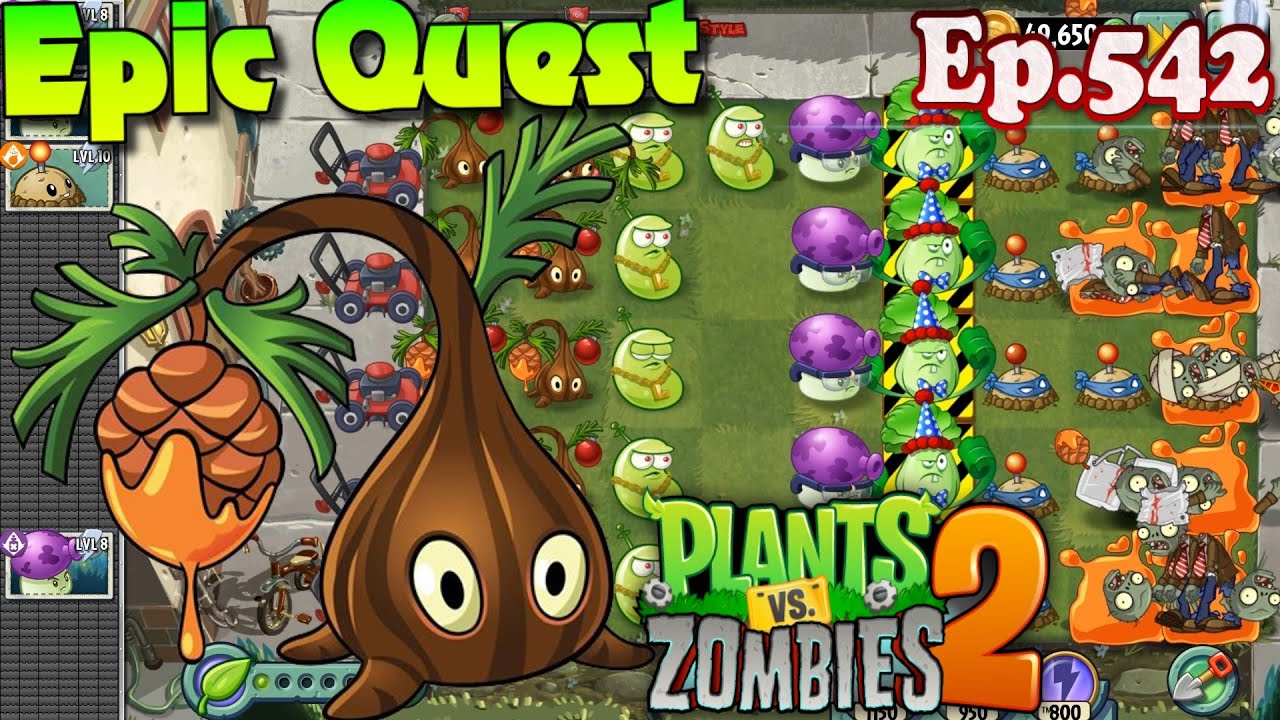 Plants vs. Zombies 2 - Sap-fling - Full Epic Quest (Ep.542) - YouTube